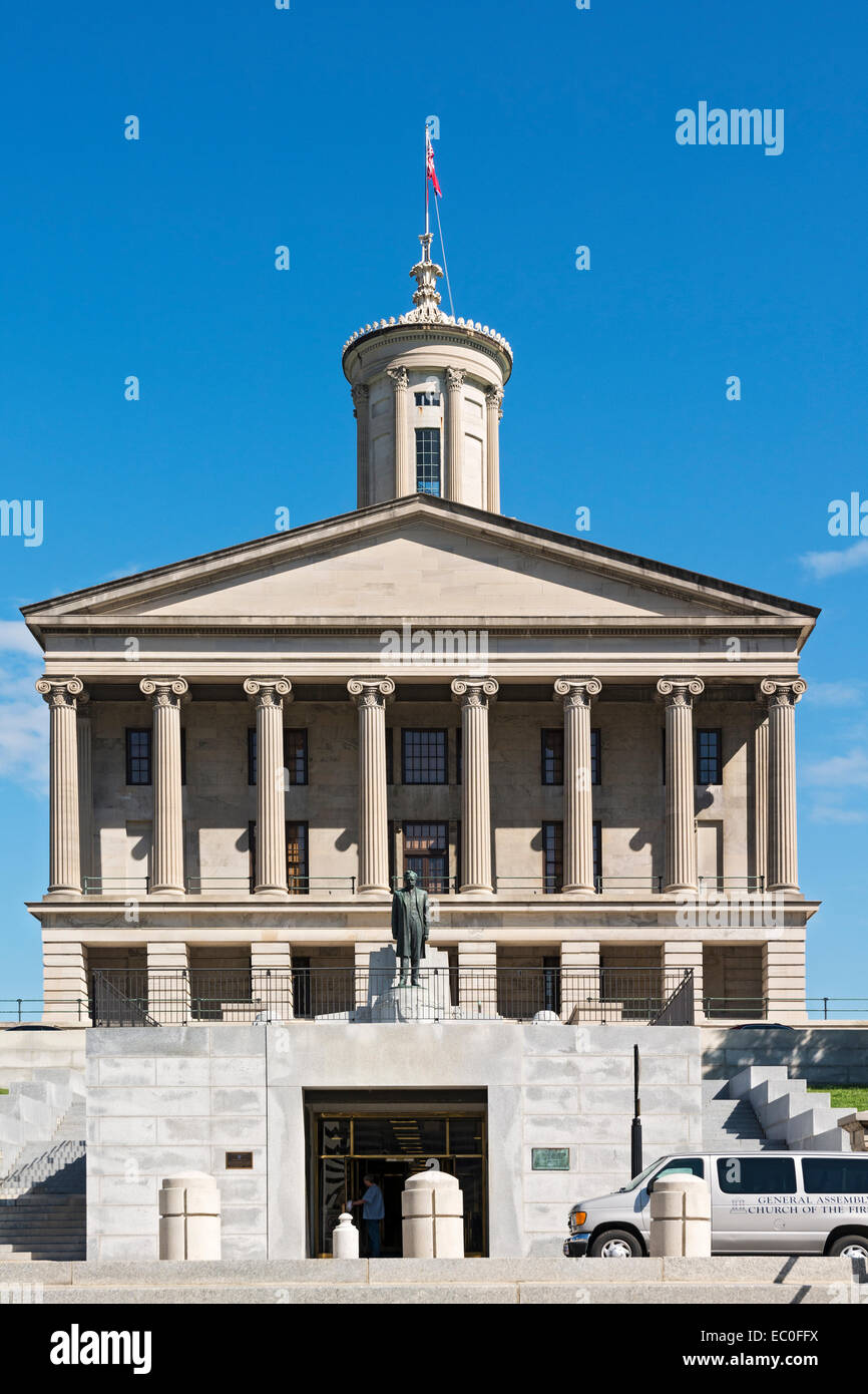 Tennessee, Nashville, State Capitol Building, statue of Edward W ...