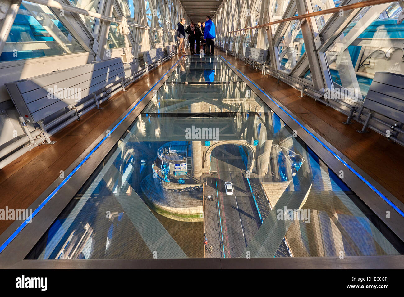 Tower Bridge (built 1886–1894) is a combined bascule and suspension ...
