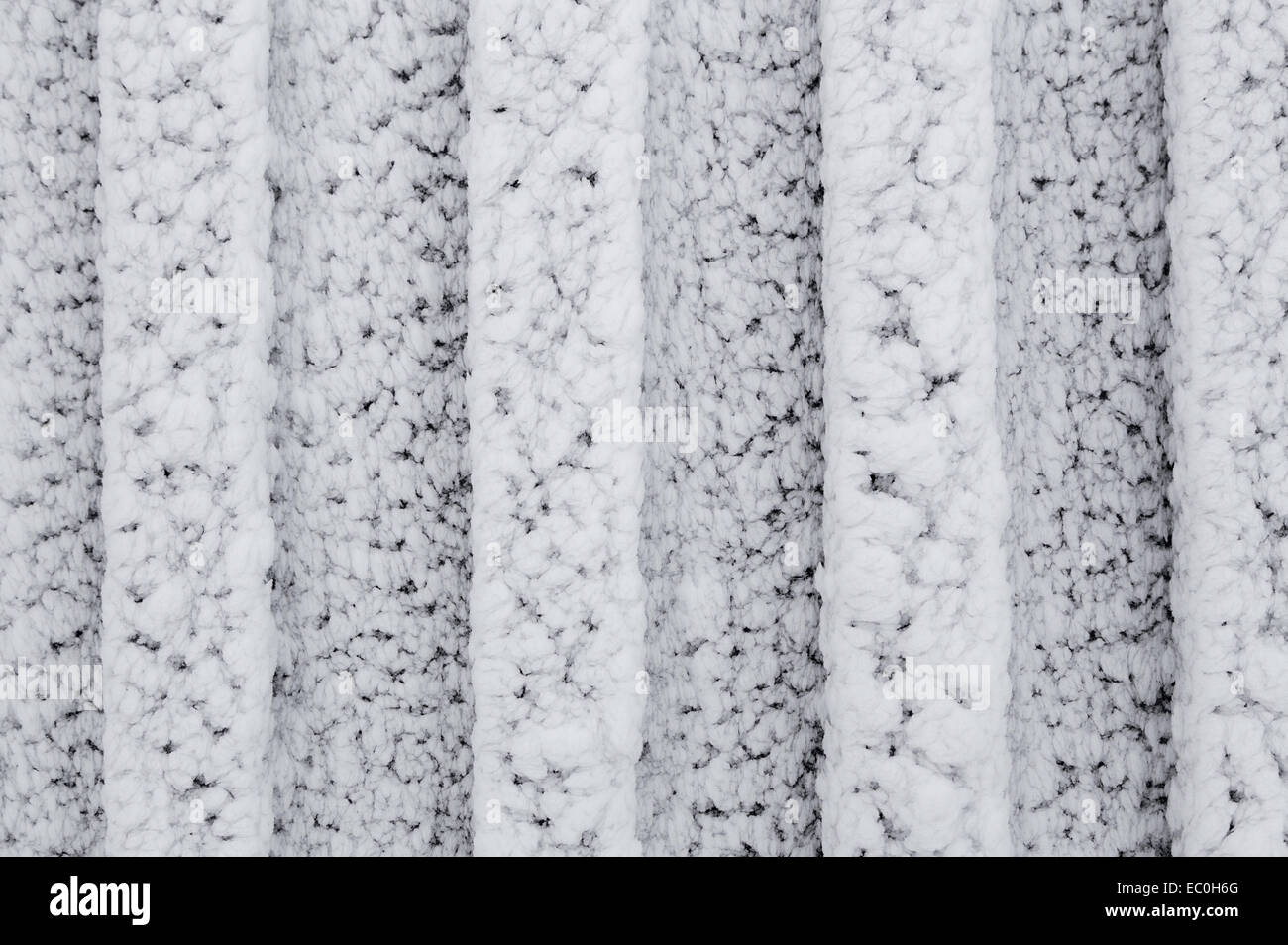 Wall covered with frost Stock Photo - Alamy