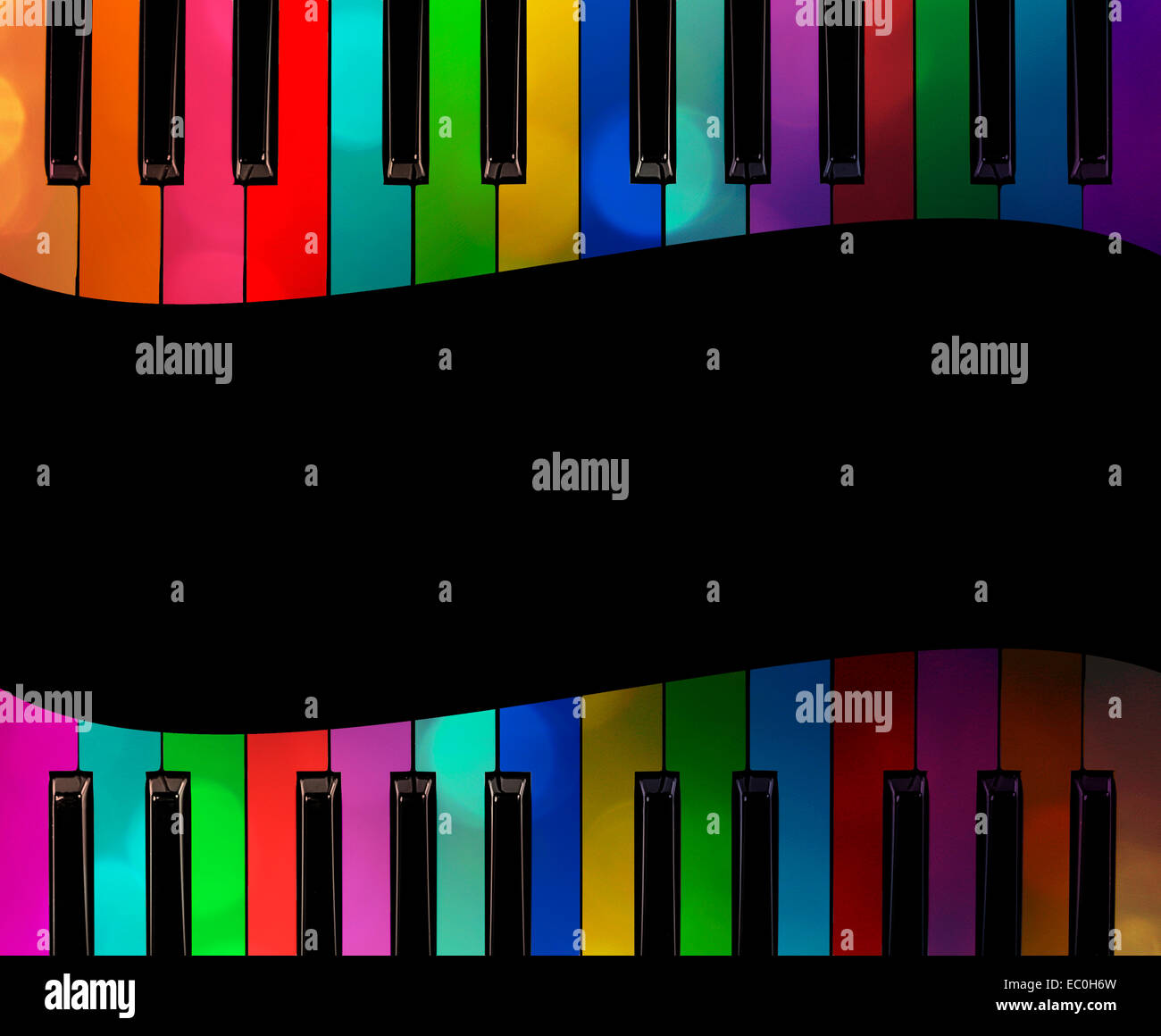 Rainbow piano hi-res stock photography and images - Alamy