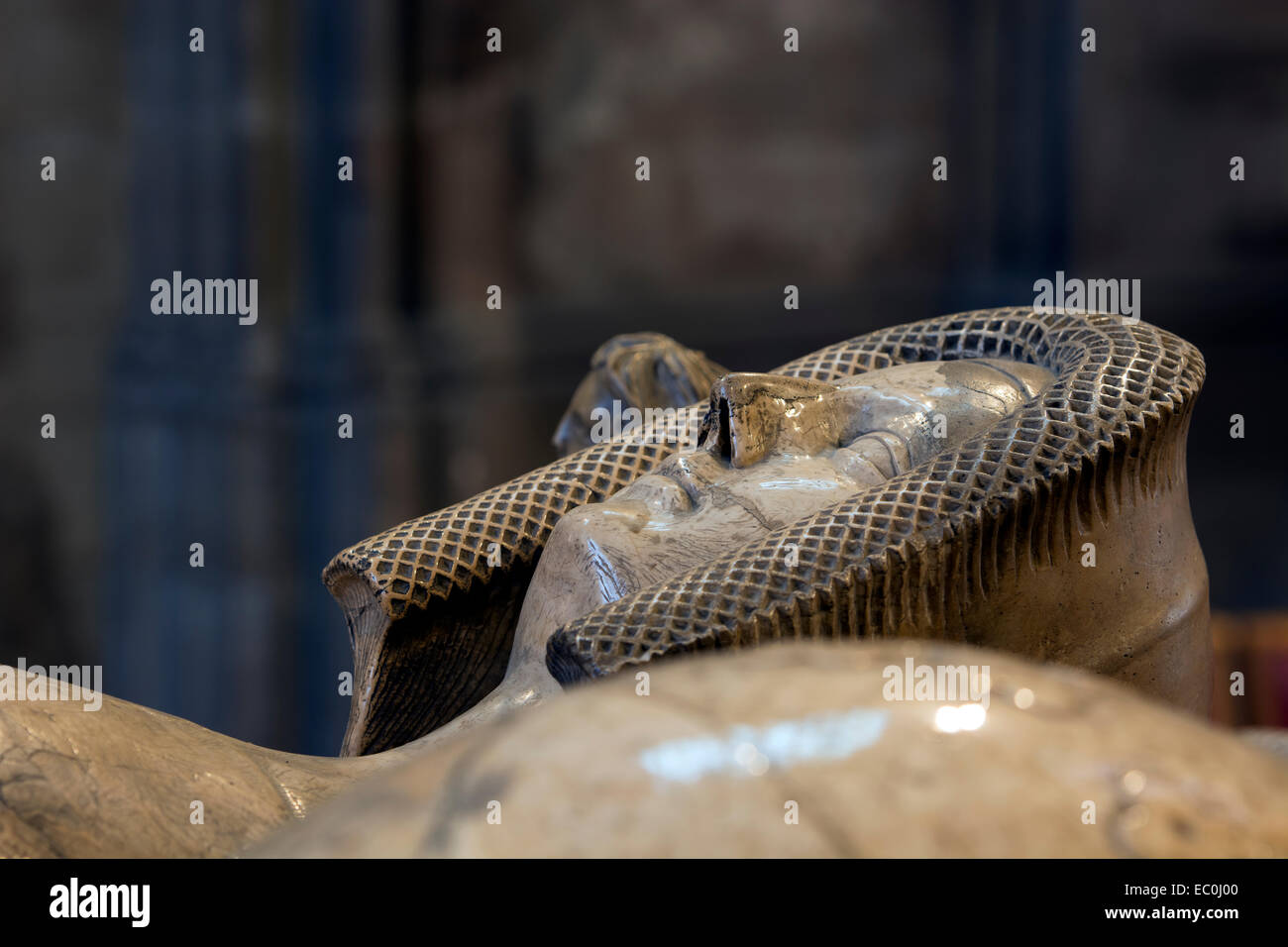 Thomas Beauchamp tomb detail, St. Mary`s Church, Warwick, Warwickshire ...