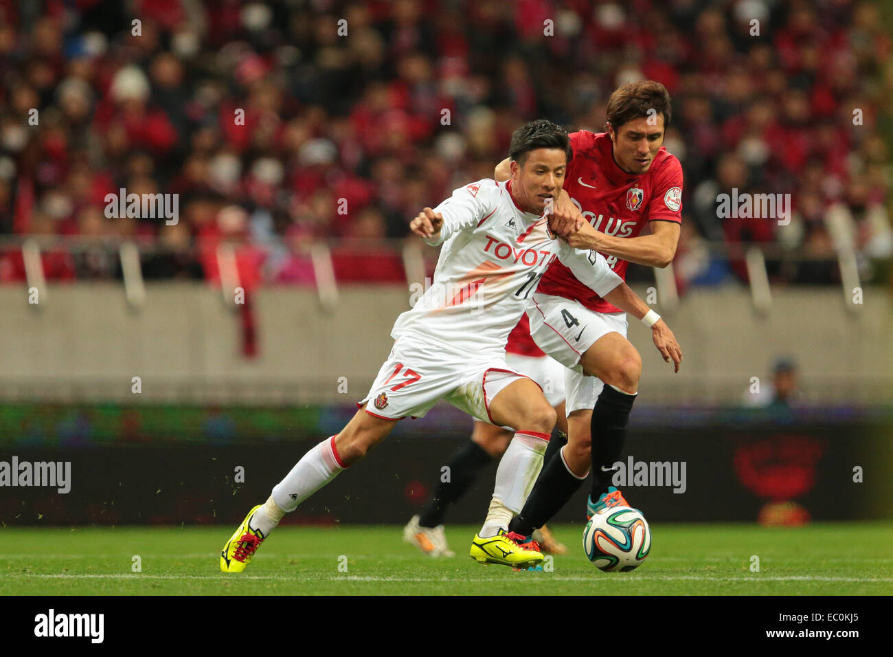 Saitama Stadium 2002, Saitama, Japan. 6th Dec, 2014. (L to R) Riki ...