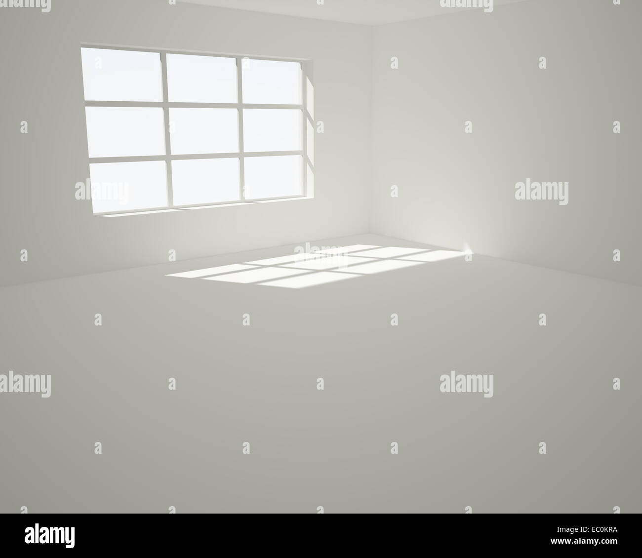 White empty room with window Stock Photo - Alamy