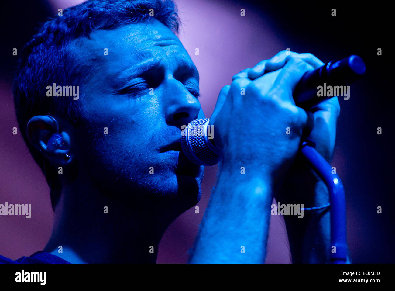 Munich, Germany. 06th Dec, 2014. British pop band Coldplay with singer ...