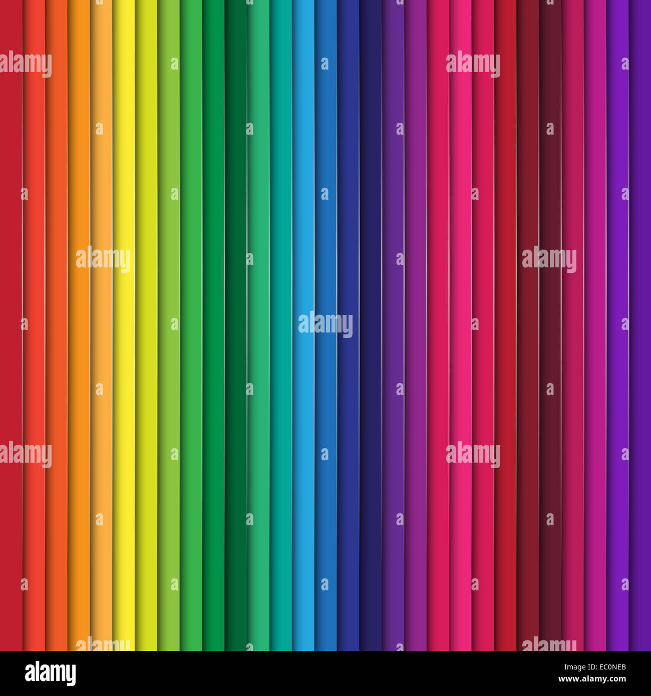 Vector Background with abstract realistic rainbow lines Stock Photo - Alamy