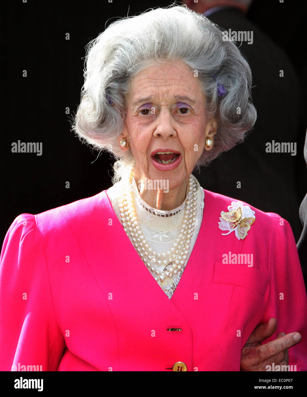 FILE PIX: Brussels, Belgium. 03rd June, 2008. Queen Fabiola of Belgium ...