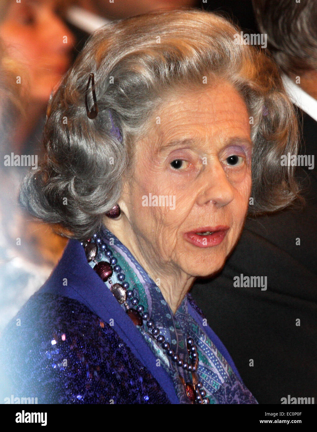 FILE PIX: Brussels, Belgium. 15th Nov, 2008. Belgian Queen Fabiola ...
