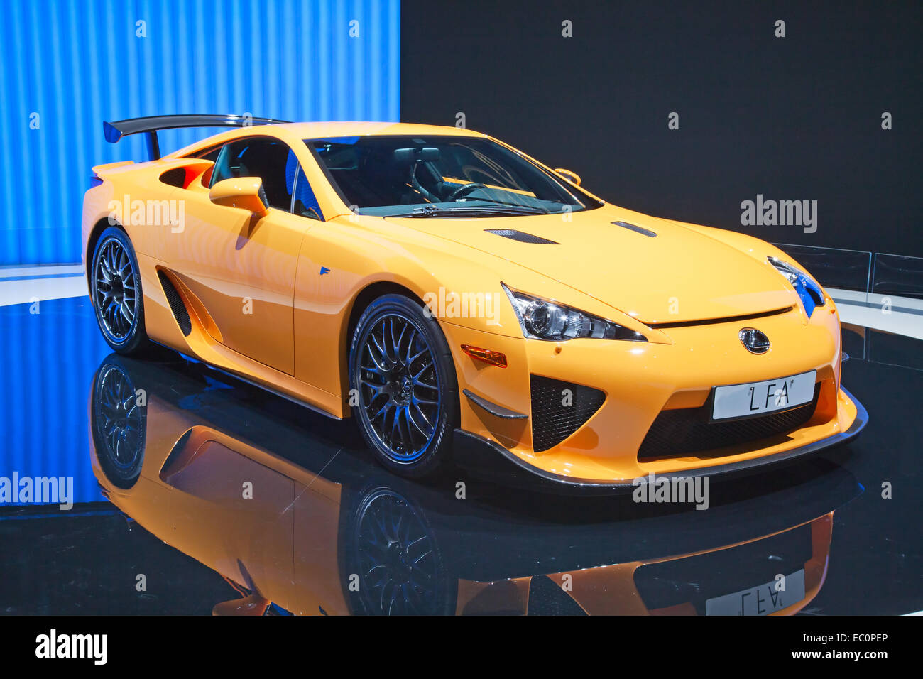 GENEVA - MARCH 8: The Lexus(Toyota) LFA on display at the 81st ...