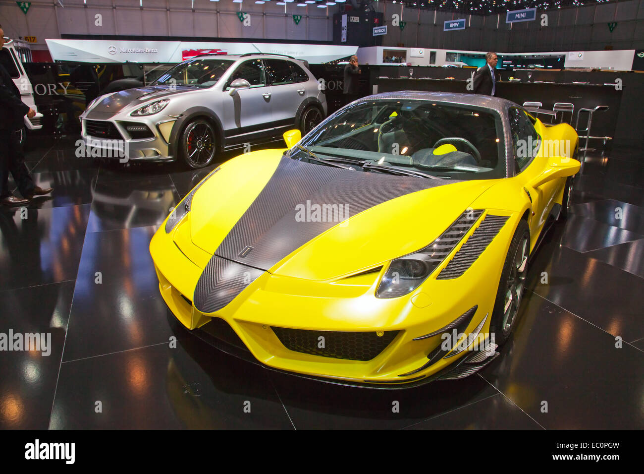 GENEVA - MARCH 8: The Mansory GT on display at the 81st International ...