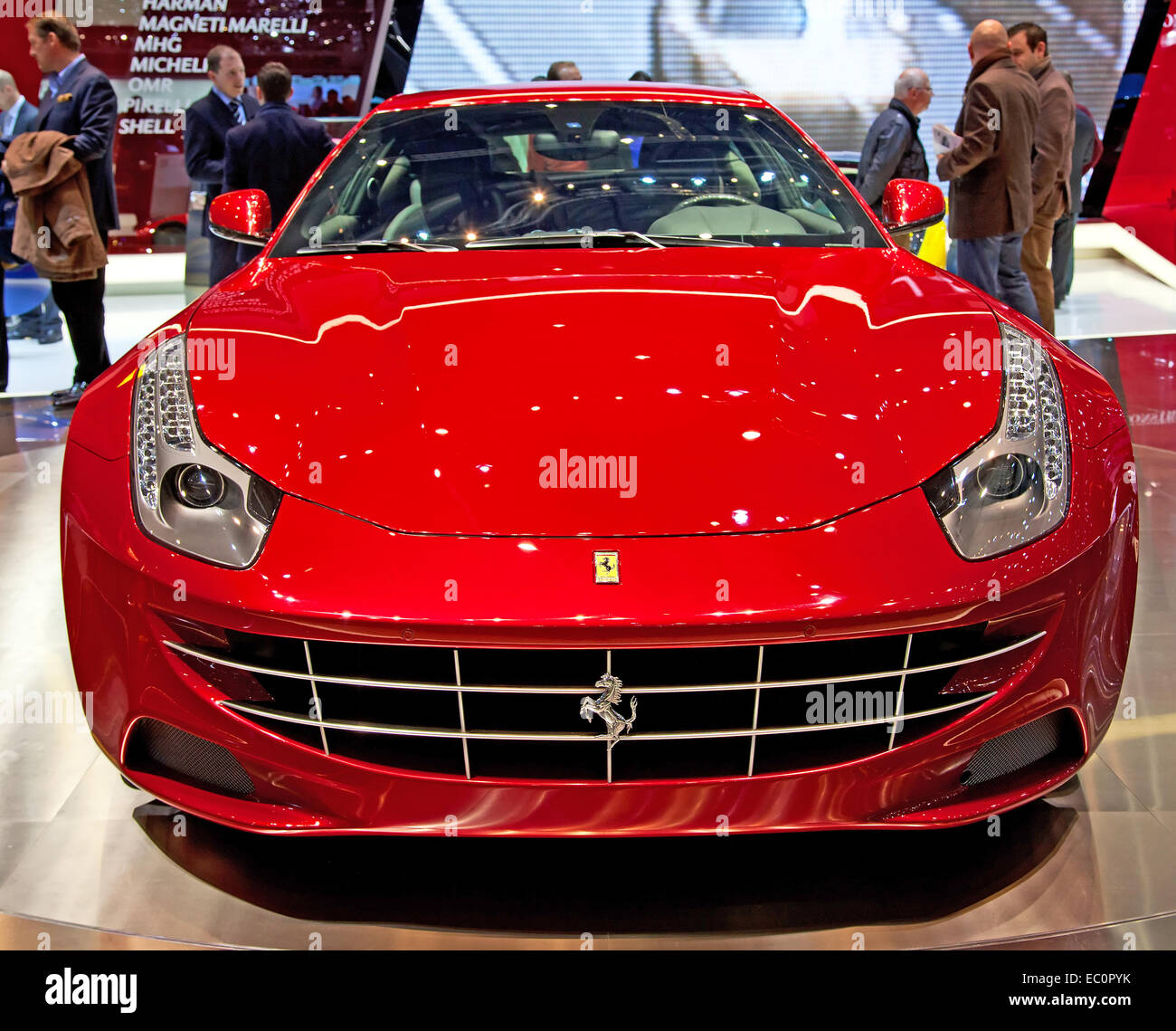 GENEVA - MARCH 8: The Ferrari FF on display at the 81st International ...