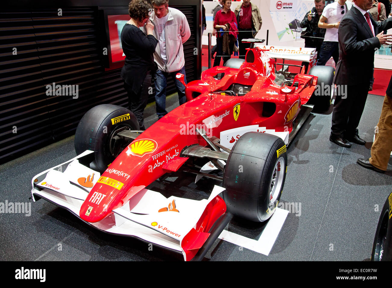 GENEVA - MARCH 8: The Ferrari F1 2011 on display at the 81st ...