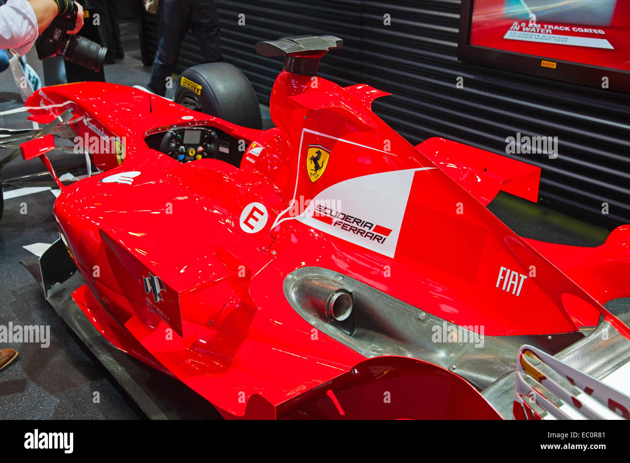 GENEVA - MARCH 8: The Ferrari F1 2011 on display at the 81st ...