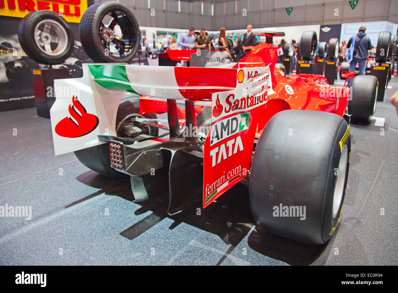 GENEVA - MARCH 8: The Ferrari F1 2011 on display at the 81st ...