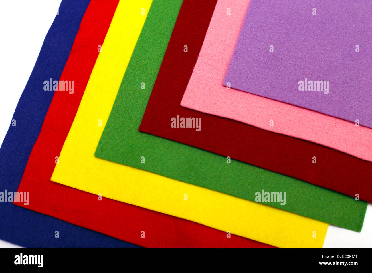 varicolored felt background Stock Photo - Alamy