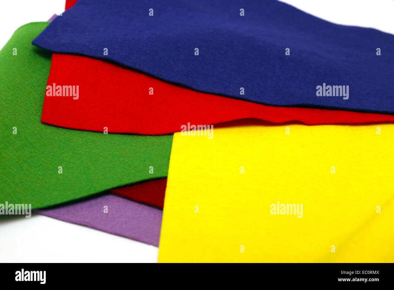 varicolored felt background Stock Photo - Alamy