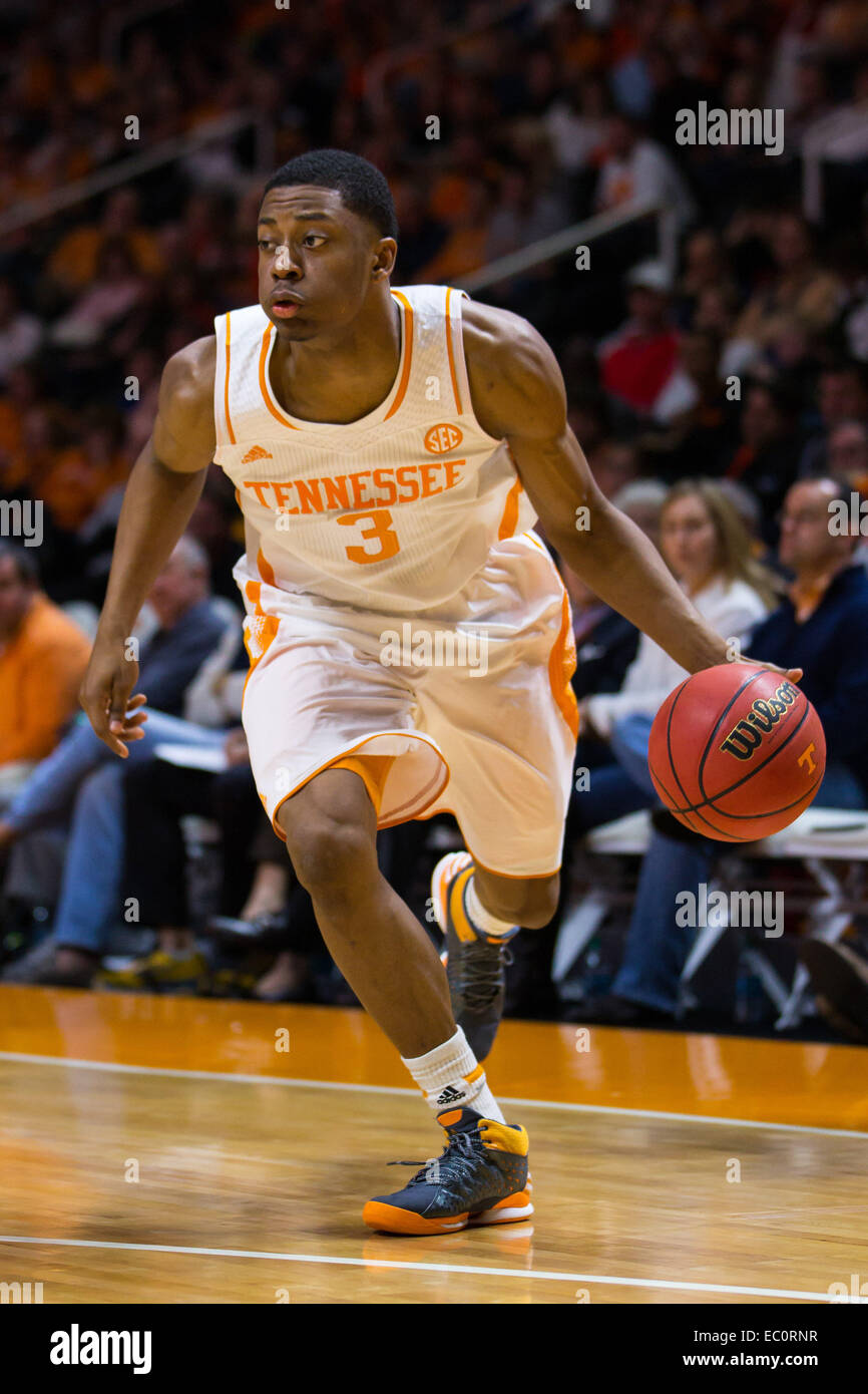 Knoxville, TN., US. 6th Dec, 2014.Robert Hubbs III #3 of the Tennessee ...