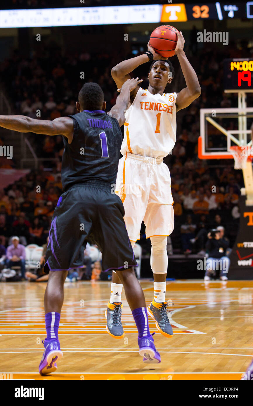 Knoxville, TN., US. 6th Dec, 2014.Josh Richardson #1 of the Tennessee ...