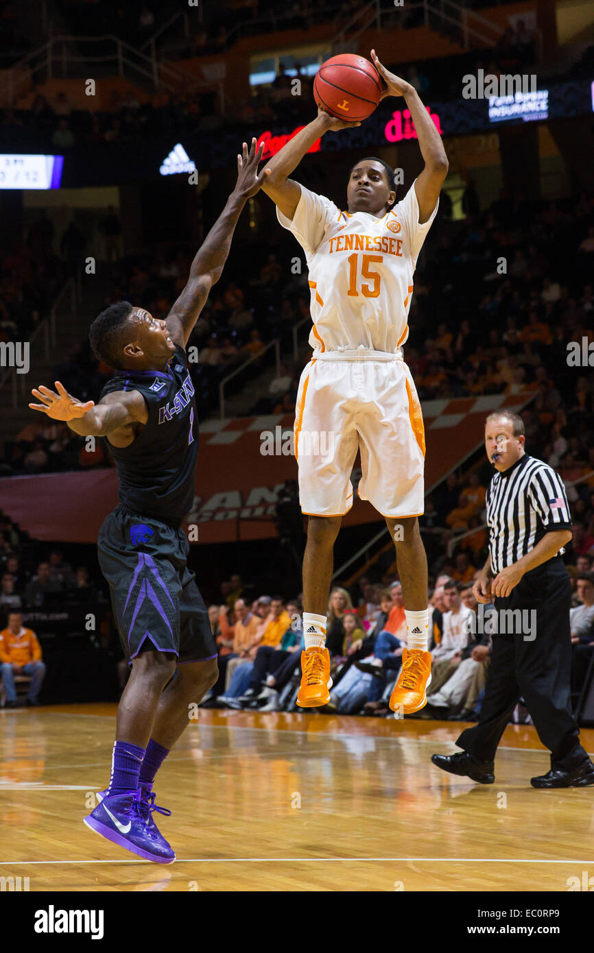 Knoxville, TN., US. 6th Dec, 2014.Detrick Mostella #15 of the Tennessee ...