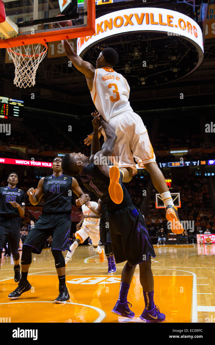 Knoxville, TN., US. 6th Dec, 2014.Robert Hubbs III #3 of the Tennessee ...