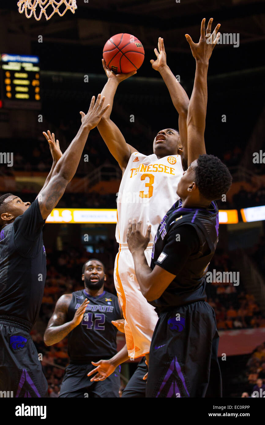 Knoxville, TN., US. 6th Dec, 2014.Robert Hubbs III #3 of the Tennessee ...