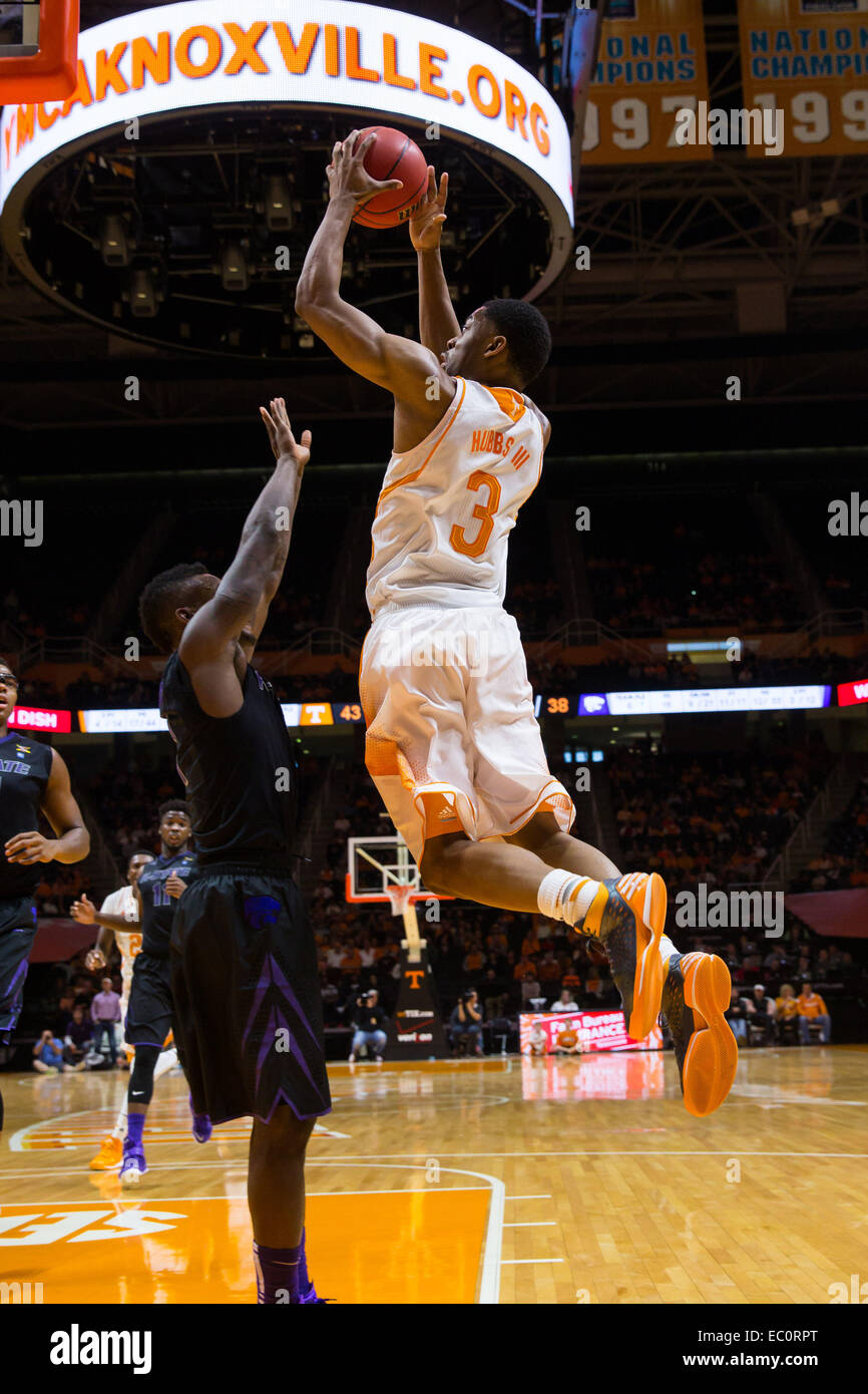 Knoxville, TN., US. 6th Dec, 2014.Robert Hubbs III #3 of the Tennessee ...