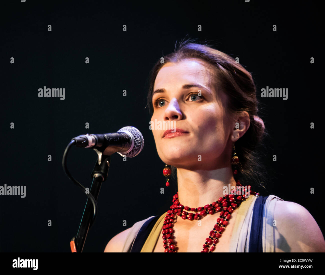 Kiev, Ukraine. 7th Dec, 2014. Singer Maria Kopytchak -- On the stage of ...