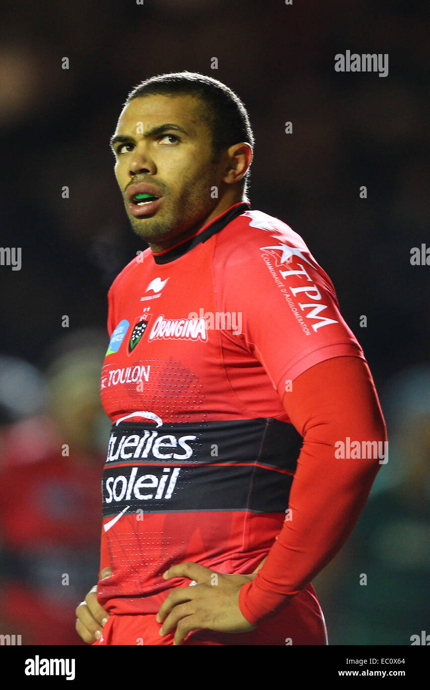Leicester, UK. 07th Dec, 2014. European Rugby Champions Cup. Leicester ...