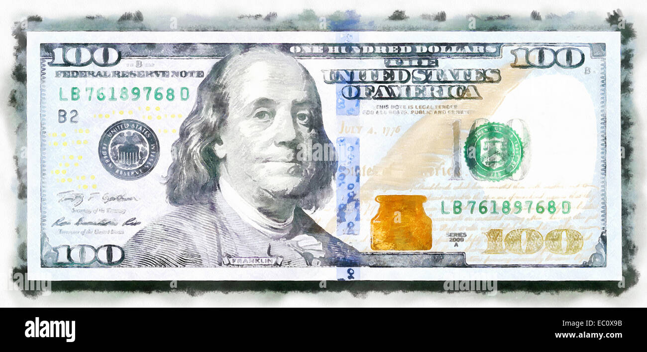 New U.s. 100 Dollar Bill High Resolution Stock Photography and Images ...