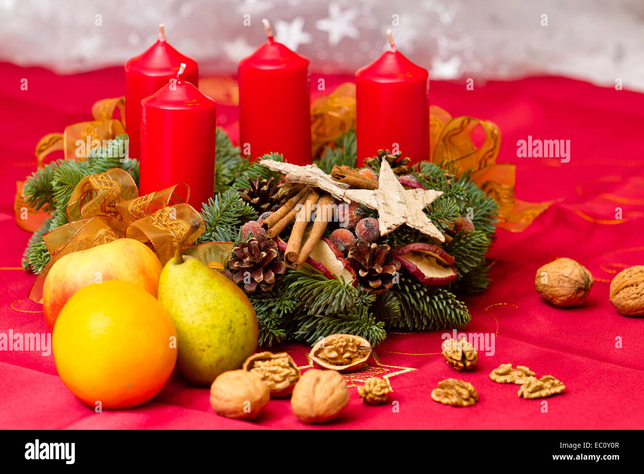 Christmas decoration, advent time Stock Photo - Alamy