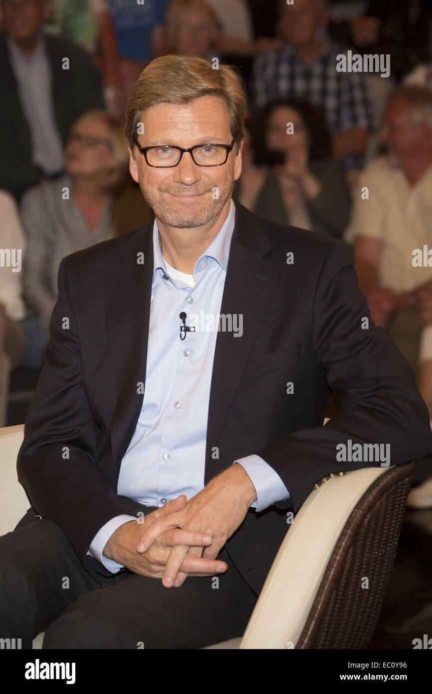 German ZDF TV talkshow Markus Lanz at Fernsehmacher-Studio Featuring ...