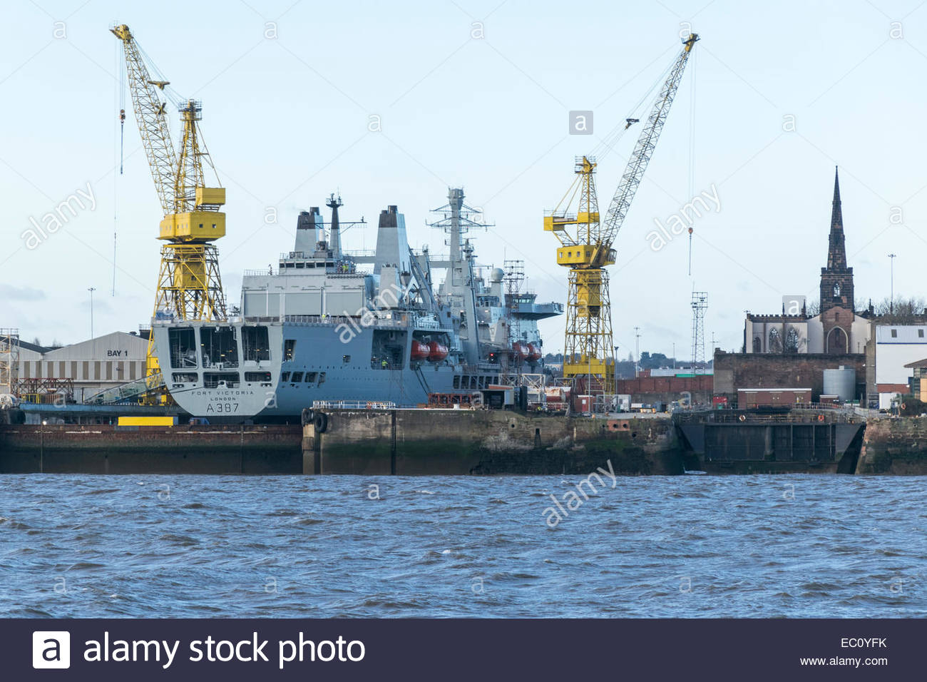 Cammell Laird Shipyard Birkenhead High Resolution Stock Photography and ...