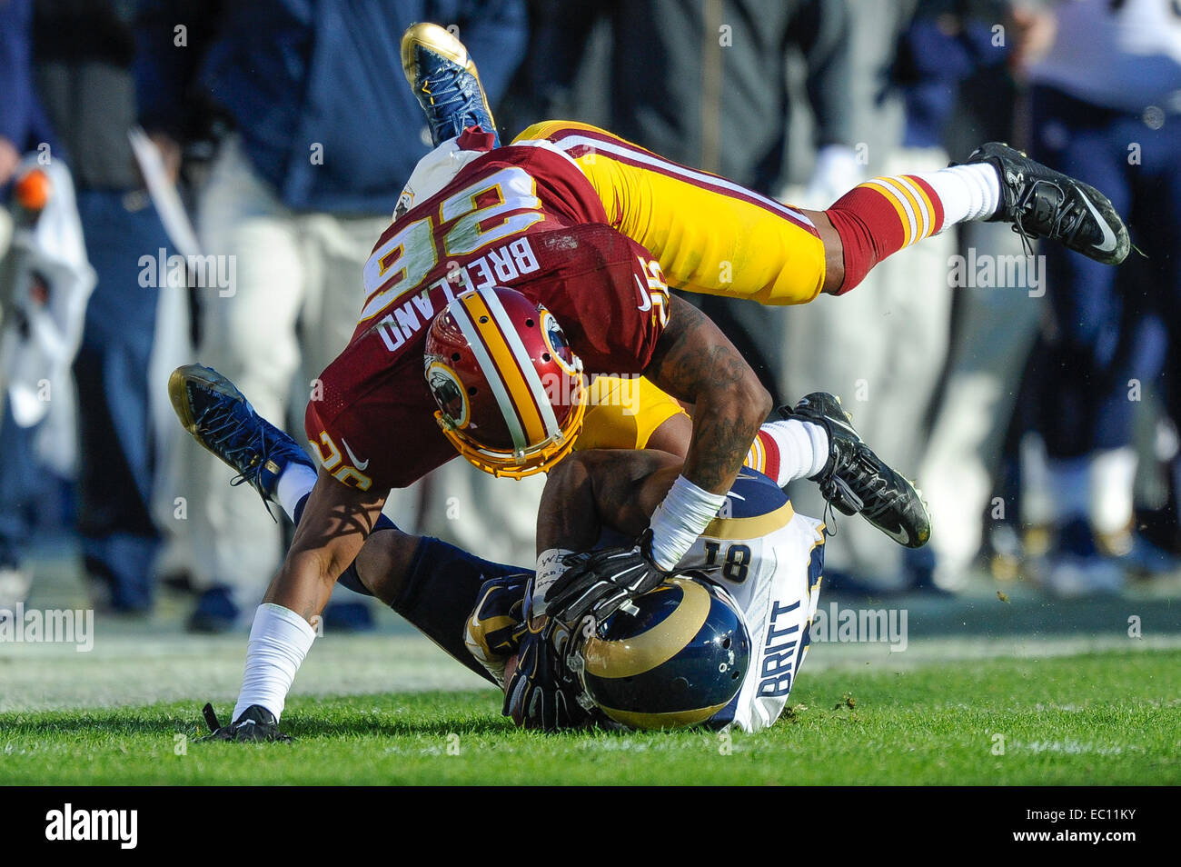 Landover, Maryland, USA. 07th Dec, 2014. Washington Redskins cornerback ...