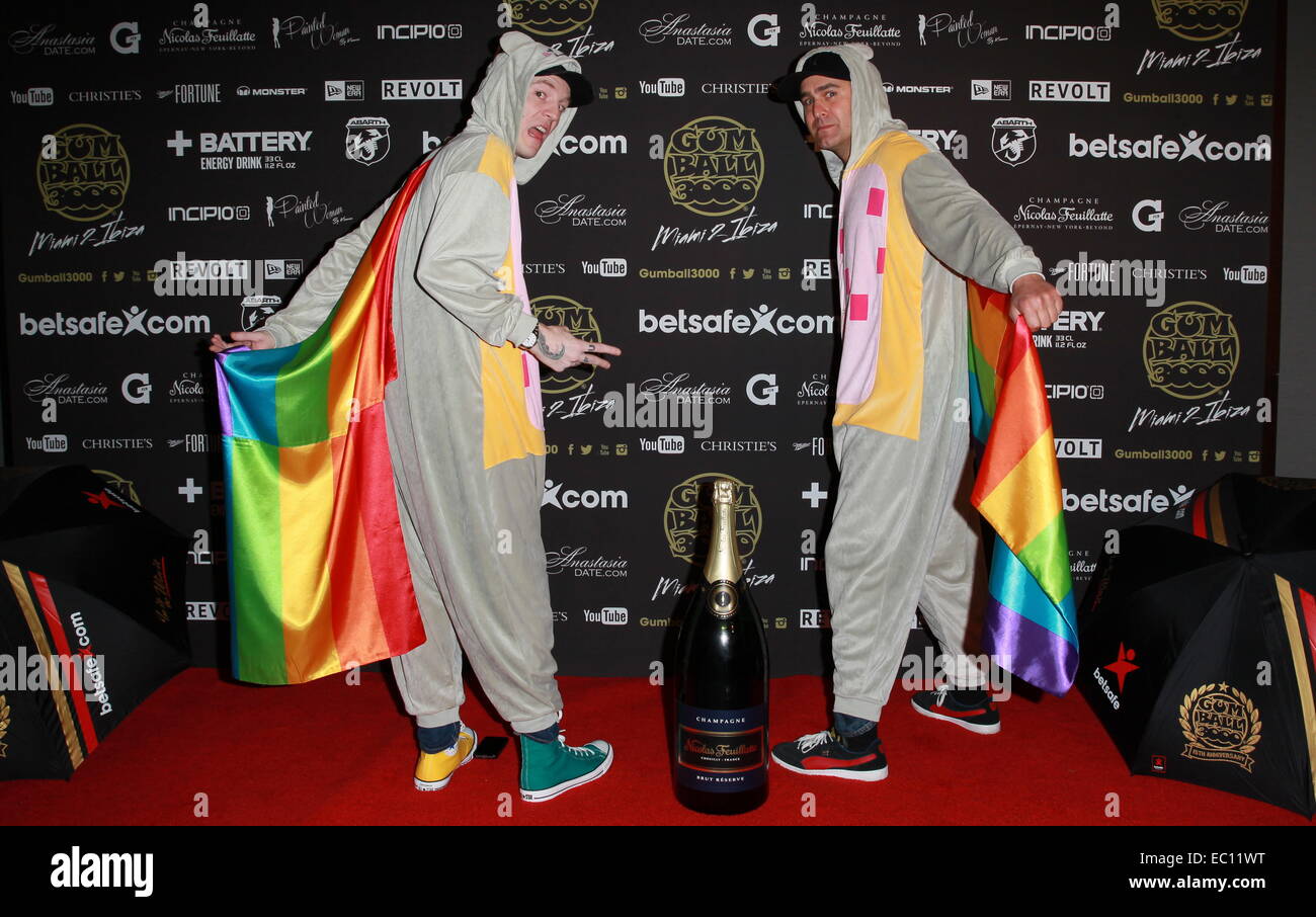 Gumball 3000 registration in Miami Featuring: Deadmau5,Tory Belleci ...
