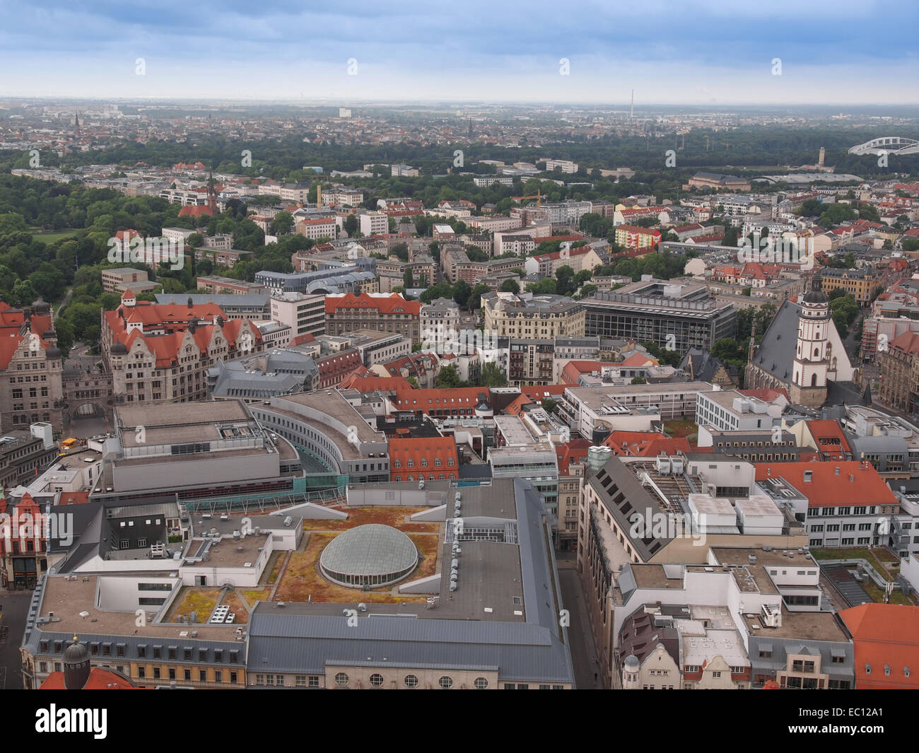 Leipzig germany aerial view leipzig hi-res stock photography and images ...