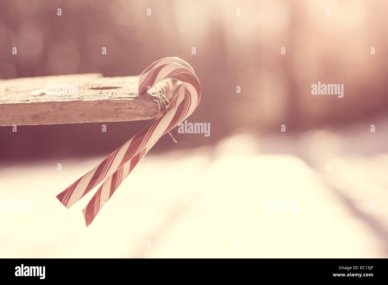two candy canes Stock Photo - Alamy
