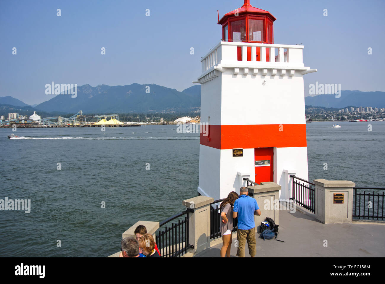Lighthouse at Brockton Point Stanley Park Stock Photo - Alamy