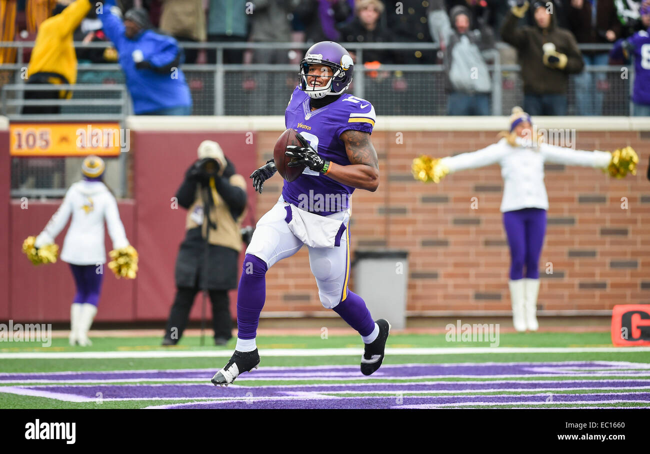 Minneapolis, MN, USA. 7th Dec, 2014. Minnesota Vikings wide receiver ...