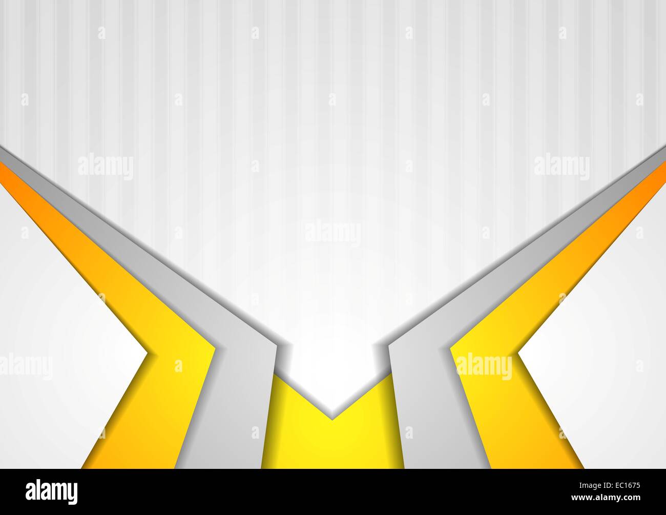 Vibrant yellow and grey corporate abstract background. Vector design ...