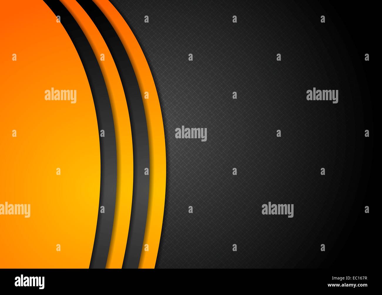 Black and orange corporate background. Vector illustration Stock Photo ...