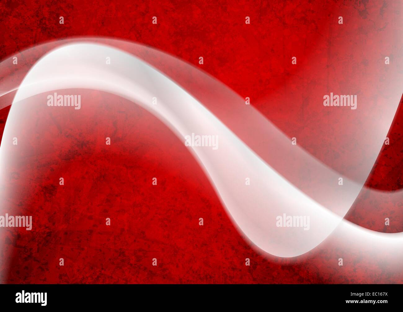 White wave on red grunge background. Vector design Stock Photo - Alamy