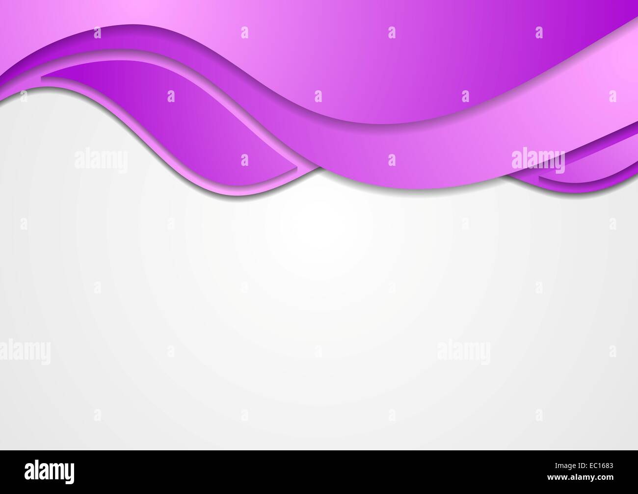 Abstract purple waves corporate background. Vector art design Stock ...