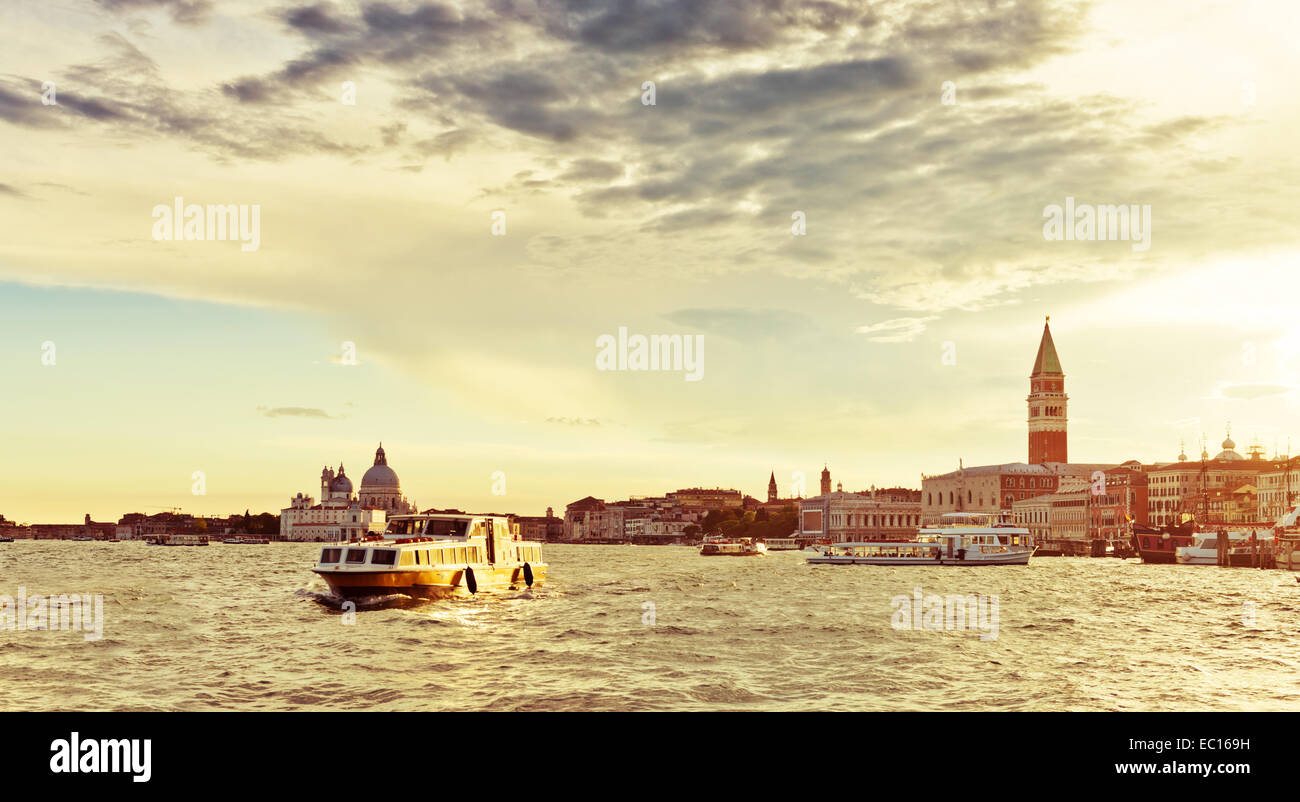 Sunset over Venice Stock Photo - Alamy