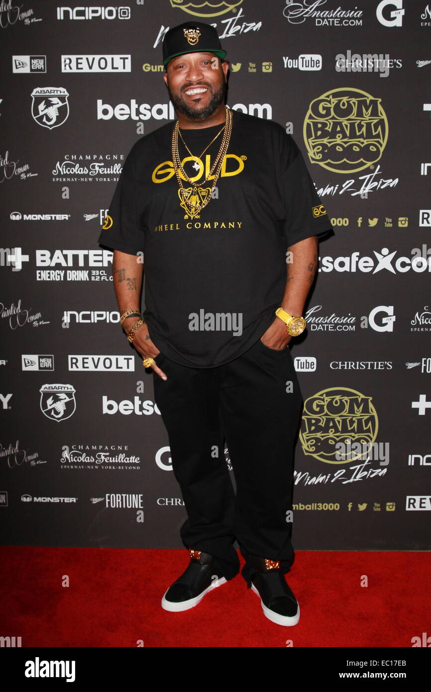 2014 Gumball 3000 launch party held in South Beach - Arrivals Featuring ...