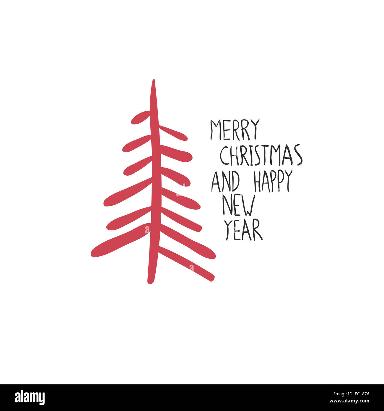 Hand lettering greeting card Cut Out Stock Images & Pictures - Alamy