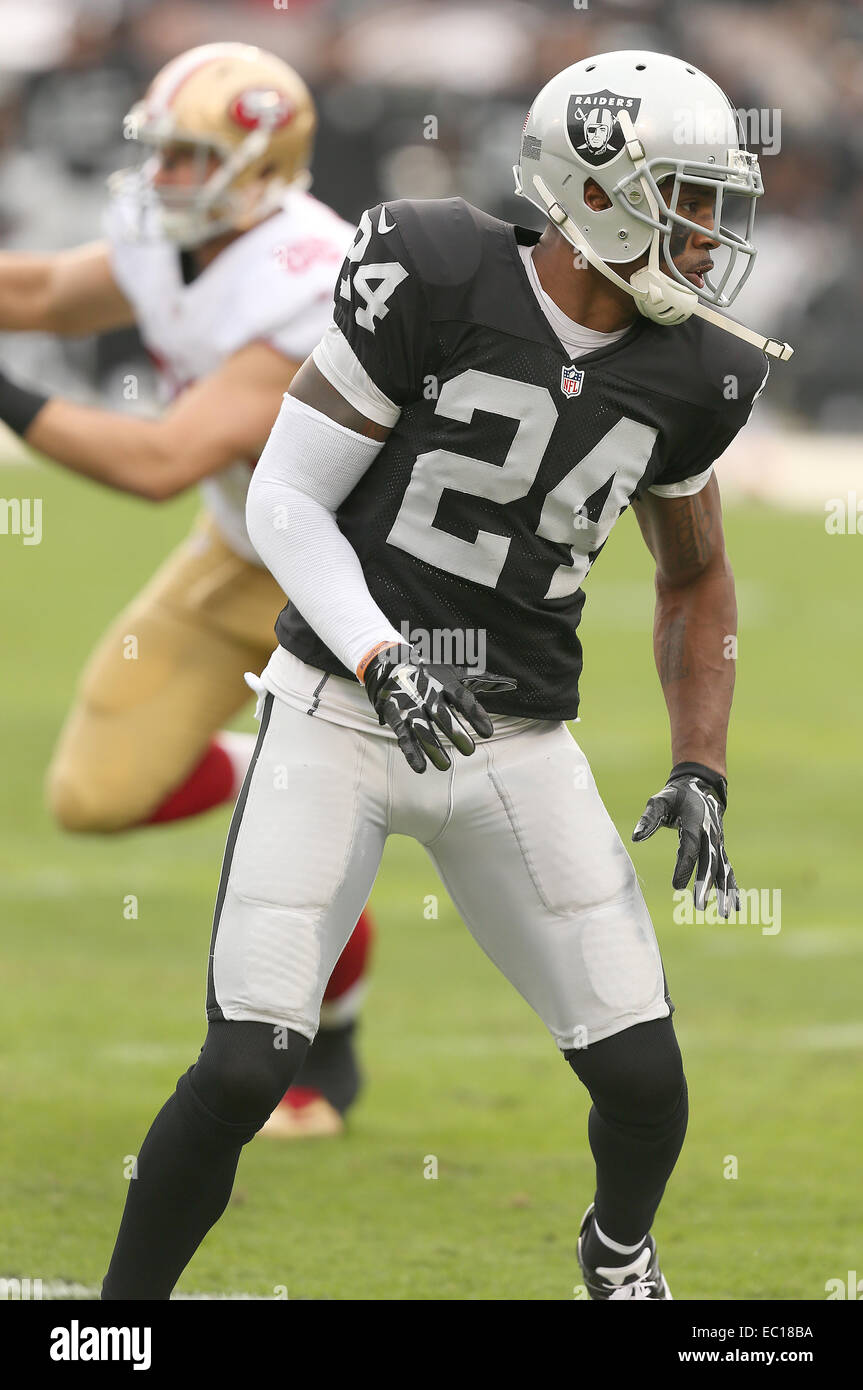 Oakland, CA. 07th Dec, 2014. Raiders safety Charles Woodson during ...