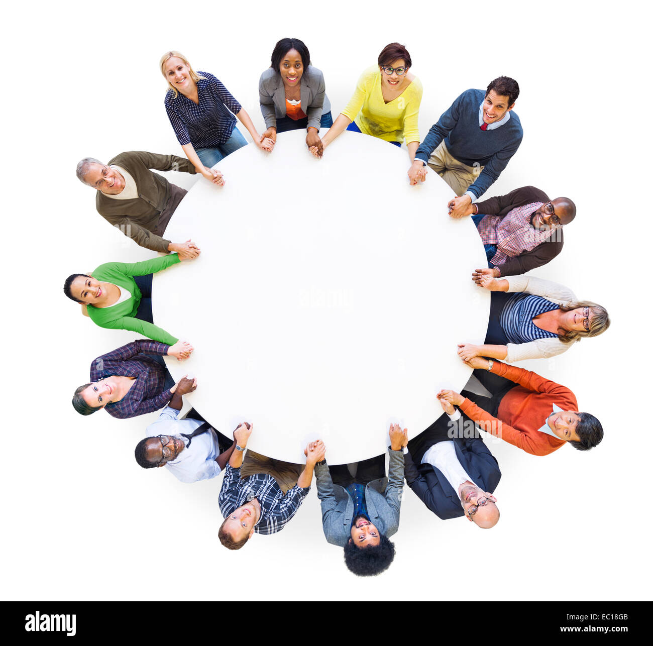 Group of People Holding Hands Stock Photo - Alamy