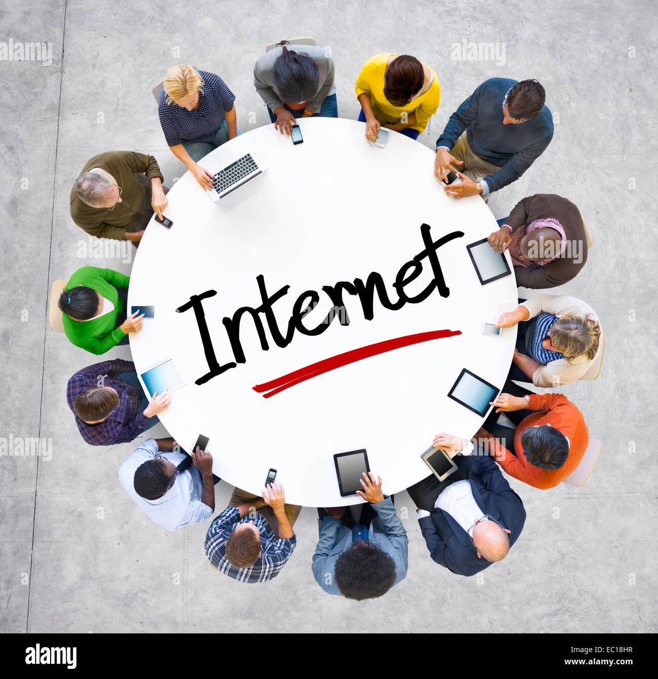 People Social Networking and Internet Concept Stock Photo - Alamy