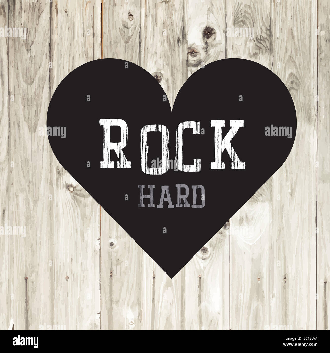 Hard Rock Concept Card Stock Photo - Alamy