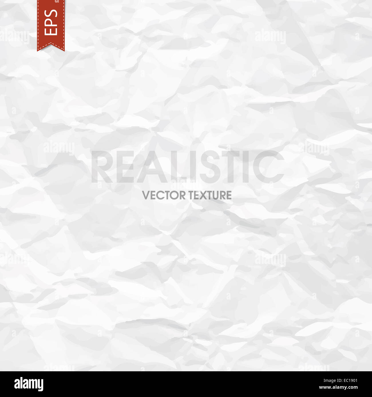 Crumpled paper texture. Vector Stock Photo - Alamy