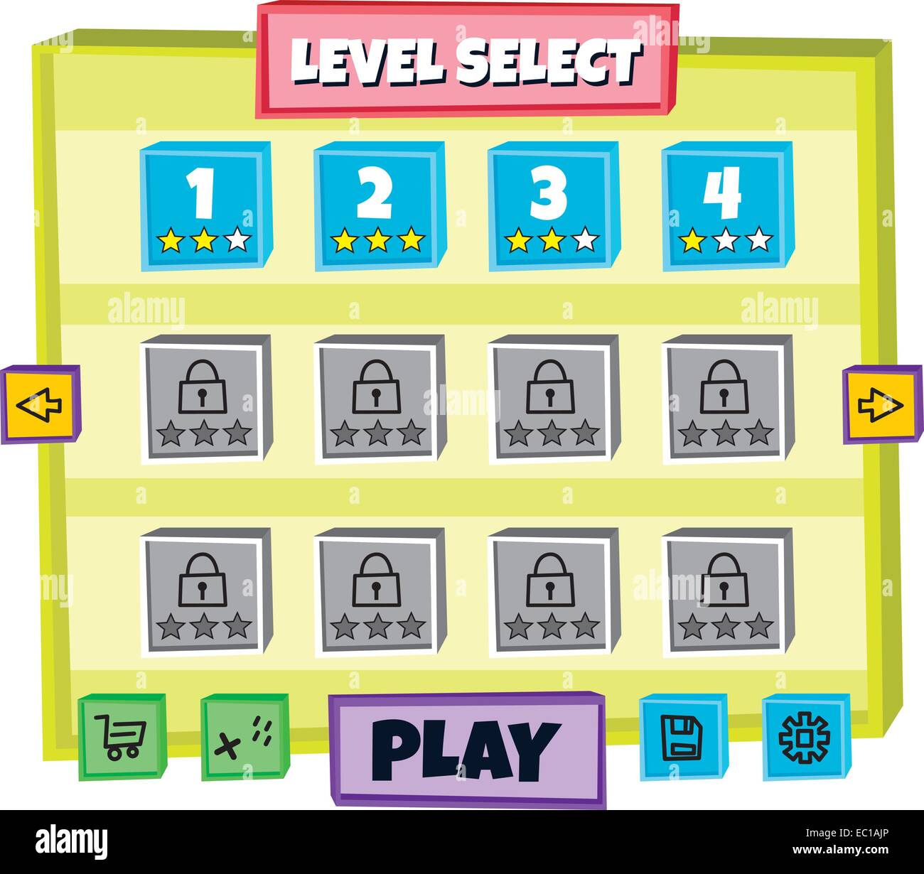 game asset icon theme Stock Vector Image & Art - Alamy